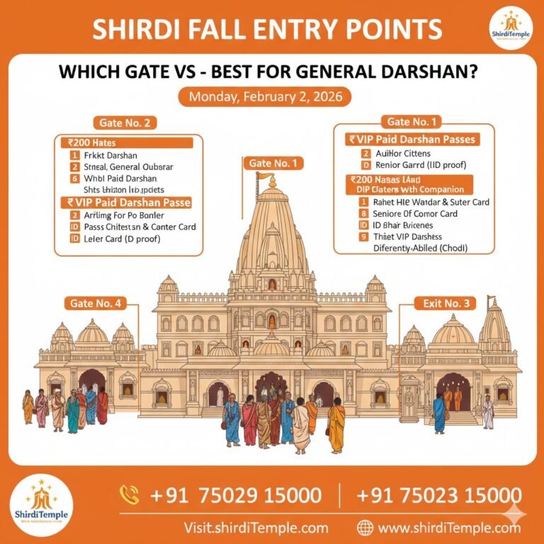 Shirdi Temple Entry Points Guide: Which Gate is Best for VIP vs ...
